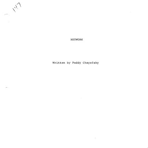 Download Network 1976 Script Scrite