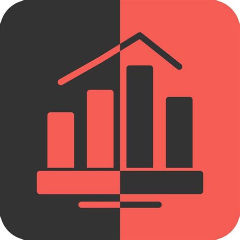 Bar Chart Red Inverse Icon 39461737 Vector Art At Vecteezy