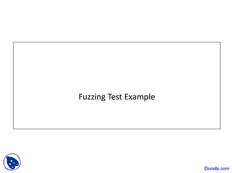 Fuzzing Test Example Malware And Software Vulnerability Analysis