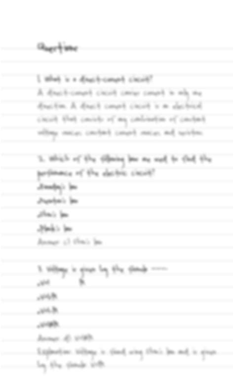Solution Electric Circuit Important Questions With Answers Studypool Solution Electric Circuit Important Questions With Answers Studypool