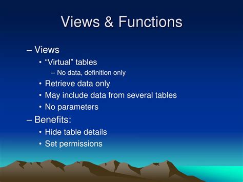 Ppt Stored Procedures And User Defined Functions Macdonald Ch 23 Powerpoint Presentation Id
