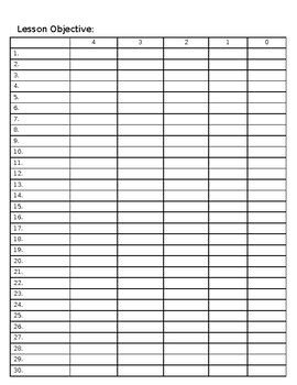 EDITABLE Babe Progress Monitoring Checklists By Ayeni One Learning