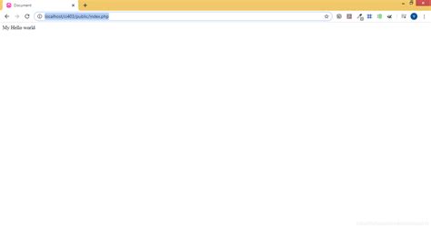 Codeigniter 4基础教程（1） Wampcodeigniter 4以及helloworldcodeigniter4项目启动 Csdn博客