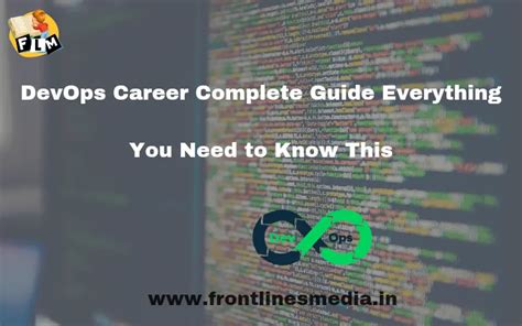 Devops Career Complete Guide Frontlines Media