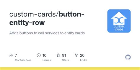 Github Custom Cardsbutton Entity Row Adds Buttons To Call Services