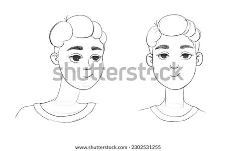 Animation Head Turn Drawings Over Royalty Free Licensable Stock Illustrations Drawings