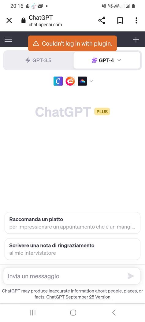 Error Could Not Log In With Plugin Chatgpt Openai Developer Forum