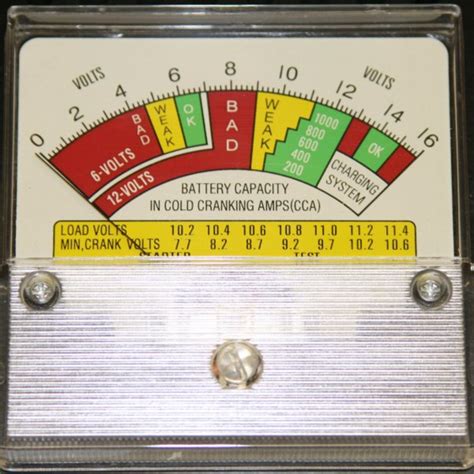 Analog Battery Load Tester 612 Volt