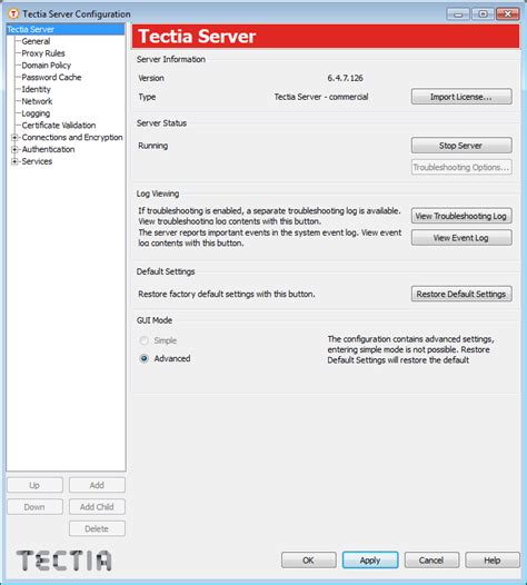 Starting Tectia Server In Debug Mode On Windows