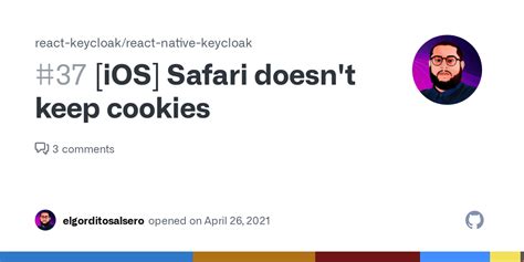 Ios Safari Doesnt Keep Cookies · Issue 37 · React Keycloakreact Native Keycloak · Github