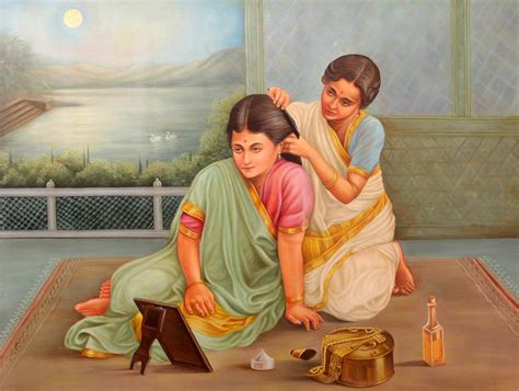 Mother And Daughter Exotic India Art