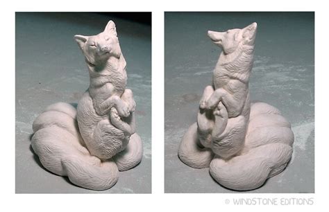 Kyubi Kitsune By Reptangle On Deviantart In 2024 Kitsune Lion Sculpture Wolf Goddess