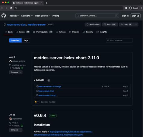 kubernetes metric server e monitoraggio delle risorse