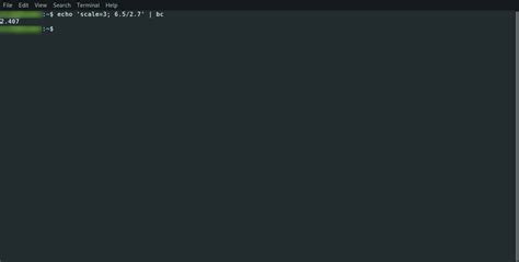 how to use the bc calculator in scripts