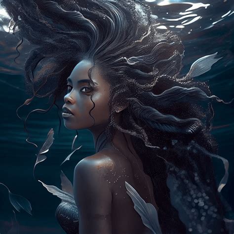 Dark Mermaid Drawings