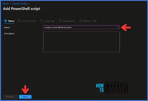 powershell script to create a local admin account using intune htmd blog