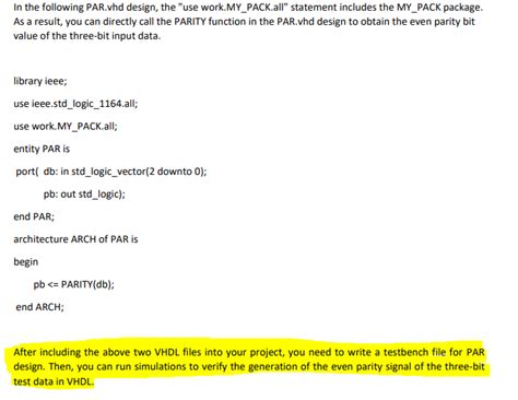 Solved Part 1 7 4 Hamming Code Generator The Key Of The
