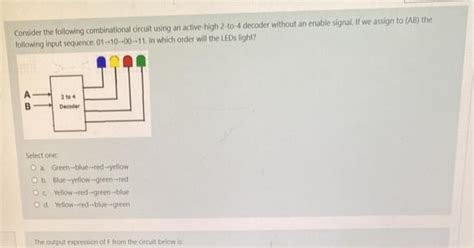 answered consider the following combinational… bartleby