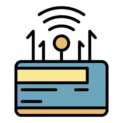 Wlan Router Symbol Umriss Des Wlan Router Vektorsymbols In Farbe Flach Isoliert Premium Vektor