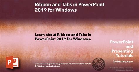 Ribbon And Tabs In Powerpoint 2019 For Windows