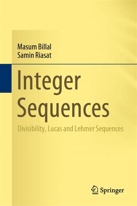 integer sequences divisibility lucas and lehmer sequences by masum