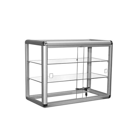 Silver Glass Display Case Chic And Durable Displays101