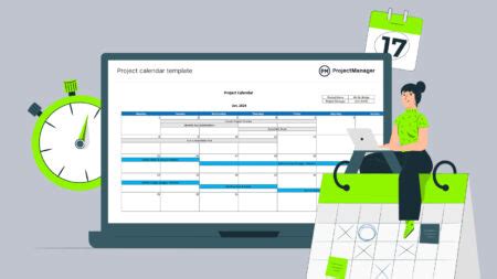 Project Calendar Template For Excel Free Download