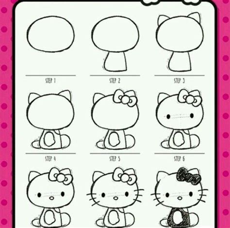 How To Draw Hellokitty Step By Step Follow For More In 2023 Hello