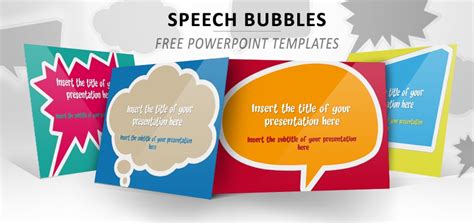 Free Speech Bubble Slides Powerpoint Template DesignHooks