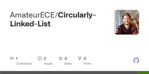 Github Amateurececircularly Linked List