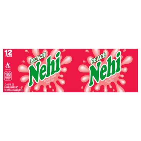 Nehi Peach Soda Cans 12 Pk 12 Fl Oz Kroger