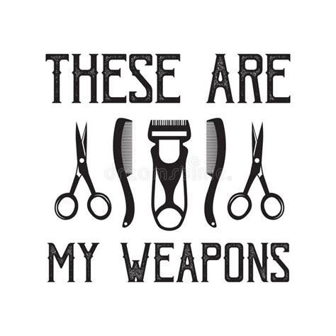 Barber Shop Quote And Saying Good For Print Stock Vector