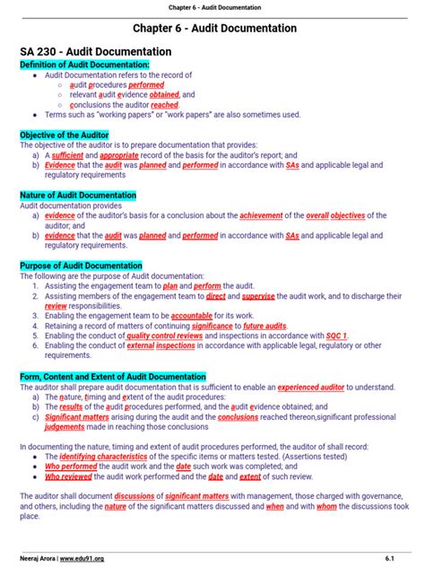 C6 Audit Documentation 2024 Pdf Audit Financial Audit