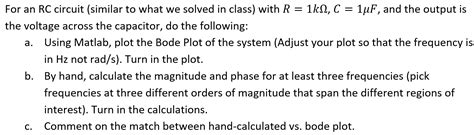 Solved For An RC Circuit Similar To What We Solved In Chegg
