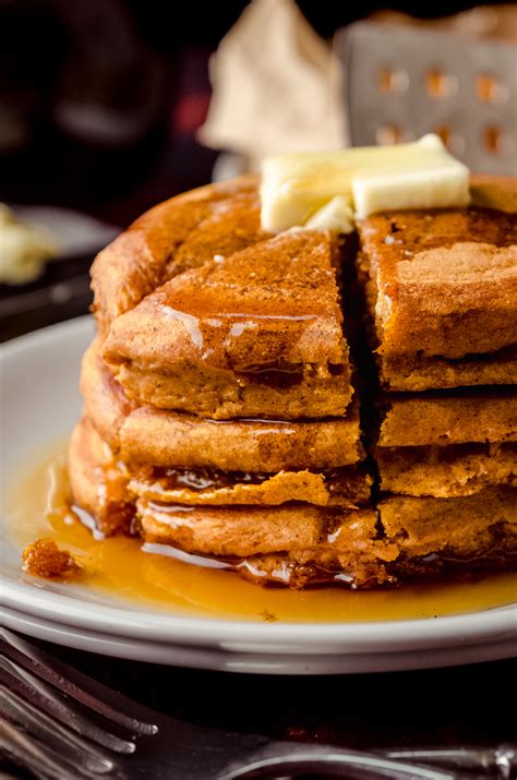 Thick And Fluffy Pumpkin Pancakes Fresh April Flours