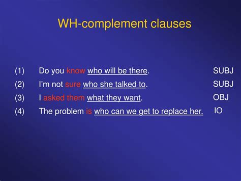 PPT Complement Clauses PowerPoint Presentation Free Download ID 3912486