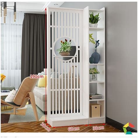Multi Functional Entrance Cabinet Multi Layer Storage Screen Partition