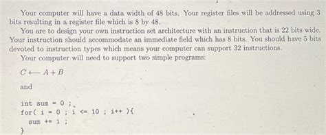 Solved In This Project You Are To Design Your Own Chegg