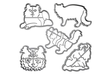 American Curl Cookie Cutter 3d Print Models Curl Cats Cooking