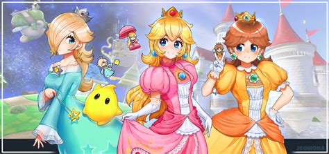 Princess Daisy And Princess Peach Kissing