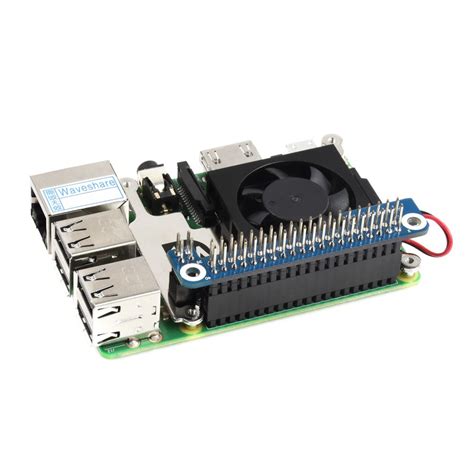 Low Profile CPU Cooling Fan For Raspberry Pi B B B With Aluminum Alloy Bracket