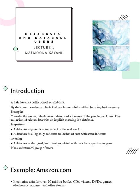 1databases And Database Users Pdf