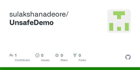 Github Sulakshanadeoreunsafedemo