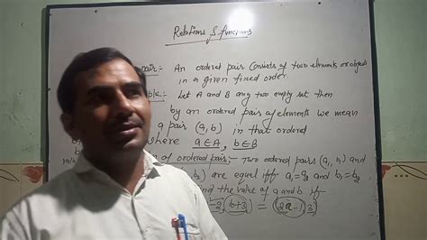 Class Th Mathematics NCERT Relation And Function YouTube