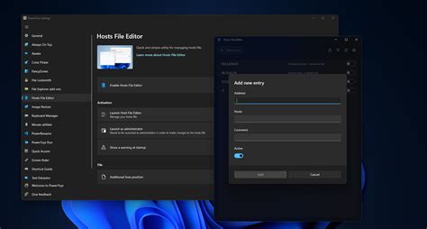 Powertoys 0 64 Adds File Locksmith And Hosts File Editor Tools