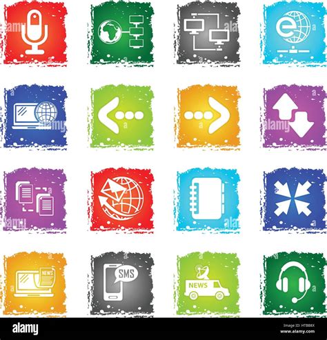 Communication Vector Icons For User Interface Design Stock Vector Image And Art Alamy