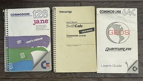 Used Commodore 64 128 Computer Book Lot Guide Vintage User Manual