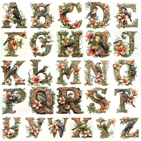 Letras Decorativas Alfabeto Rompecabezas En Línea