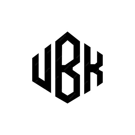 Premium Vector Ubk Letter Logo Design With Polygon Shape Ubk Polygon