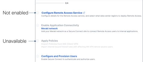 Cisco Secure Connect Policy Import Cisco Meraki Documentation